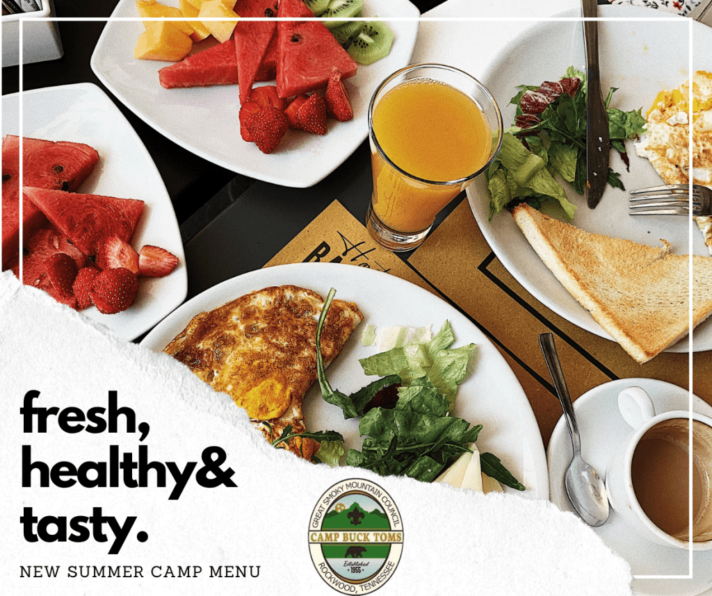 Summer Camp Menu - Great Smoky Mountain Council